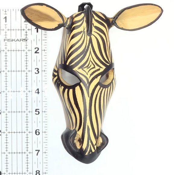 Swahili Imports | Accents | Zebra Mask Hand Carved Wood 7 | Poshmark